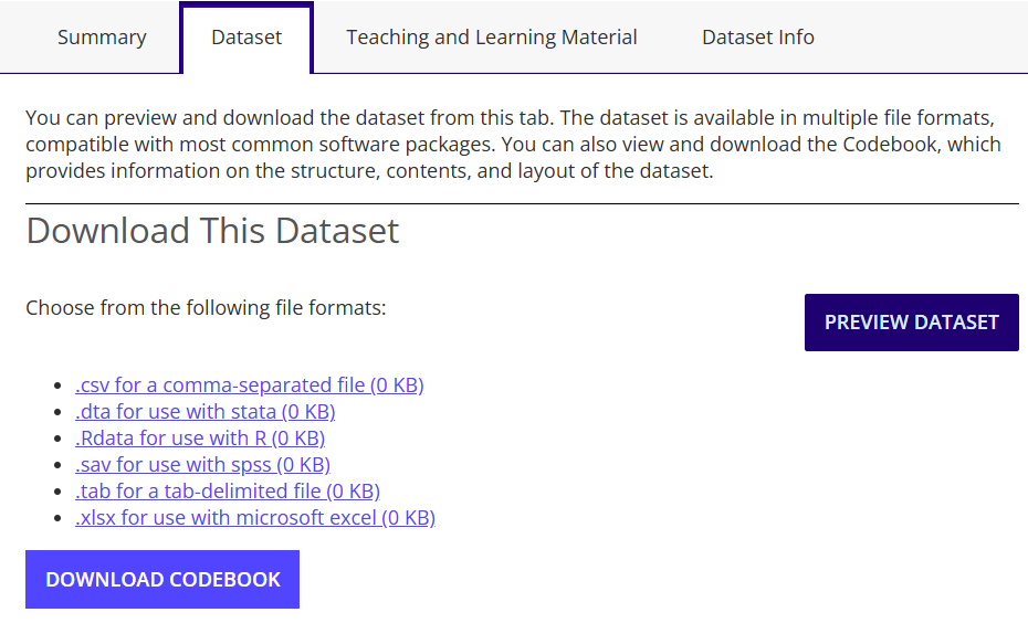 Datasets - Sage Research Methods - LibGuides at SAGE Publications, Inc.